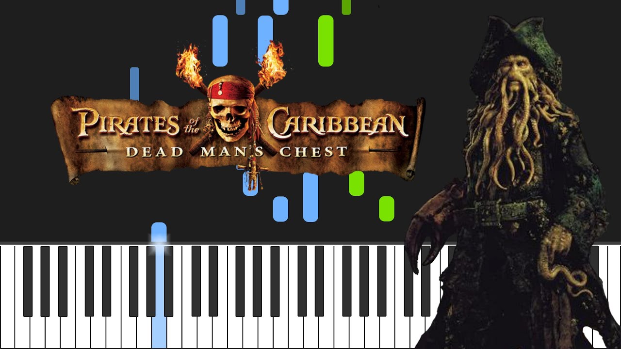 Pirates of the Caribbean | Davy Jones Theme | Synthesia - YouTube