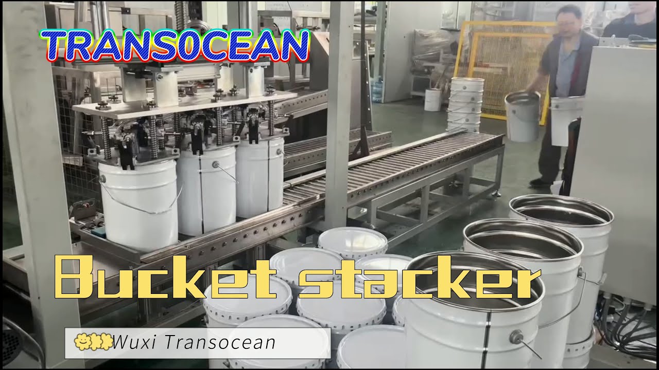 Bucket stacker - YouTube