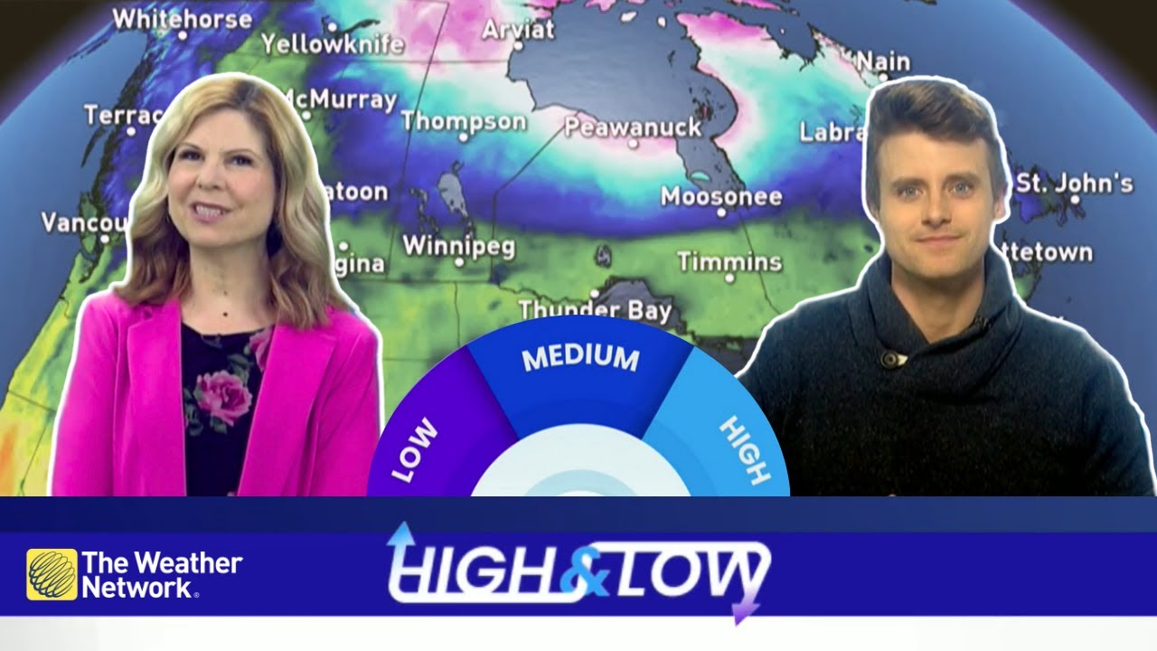 High & Low: Will The West Or East See Canada's First 30°C Temperature ...