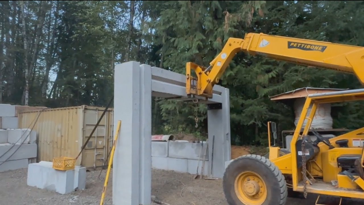 Shipping Container Sea Can Workshop Part 1 - YouTube