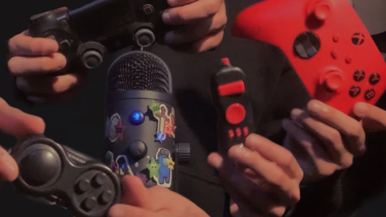 ASMR Chaotic Controller Sounds 🎮 - YouTube