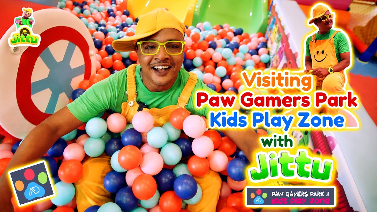 Fun Adventure games with JITTU | Paw Gamers Park | Visiting Kids Play ...