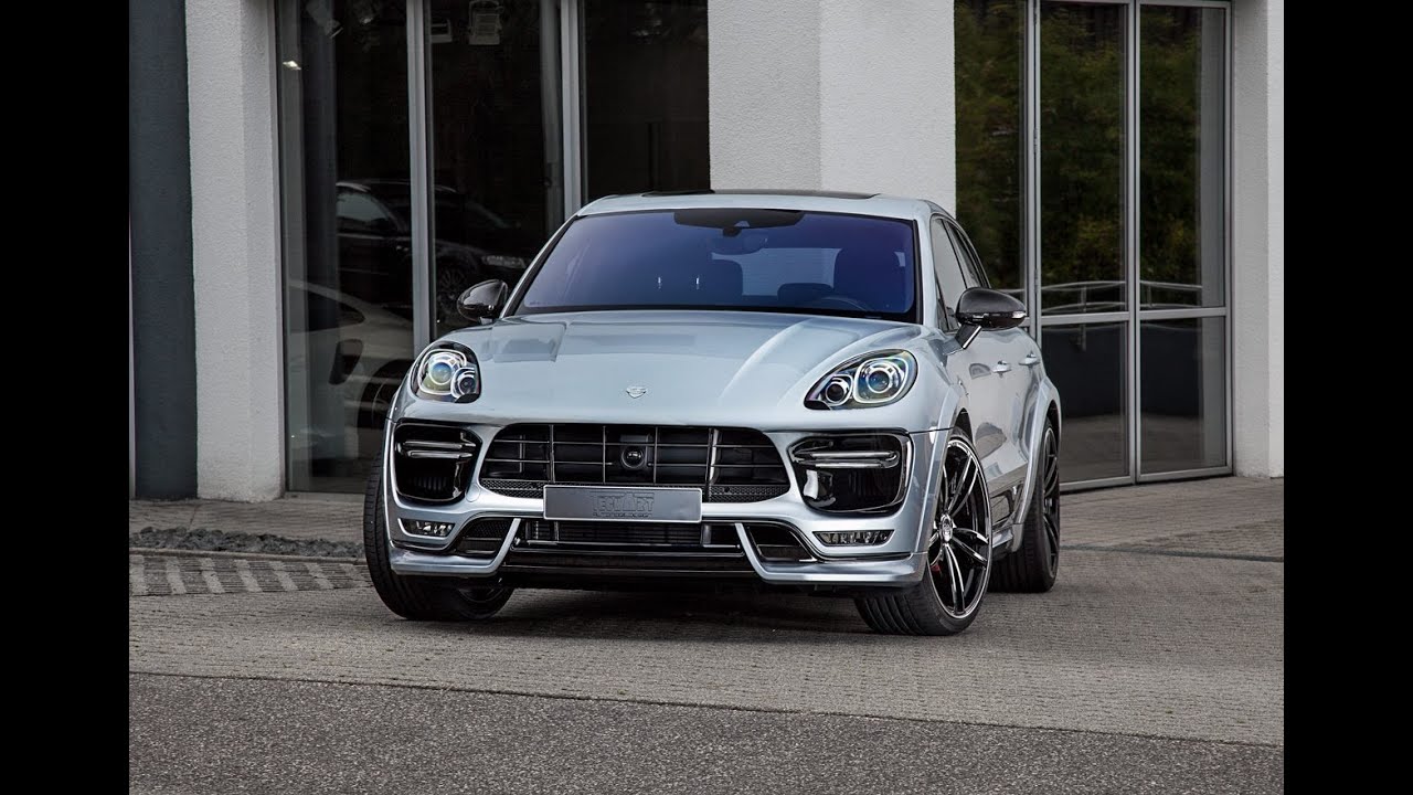 Silver Porsche Macan by Techart - YouTube