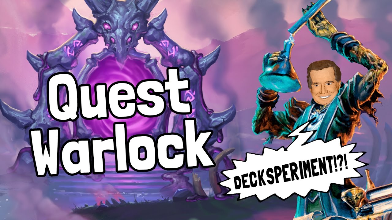 Quest Warlock Decksperiment - Hearthstone - YouTube