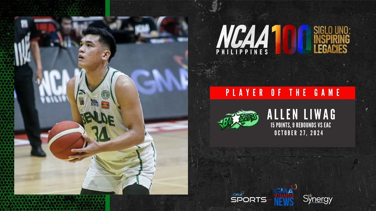 Player of the Game - Allen Liwag vs EAC | NCAA Season 100 - YouTube
