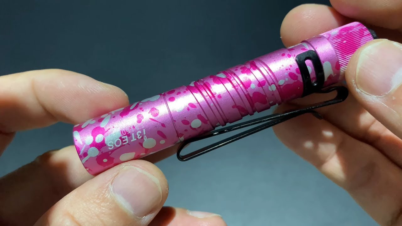 Olight i3T EOS Pink Camouflage แสงแห่งความหวังพลังแห่งสตรีพรางสีชมพู ...