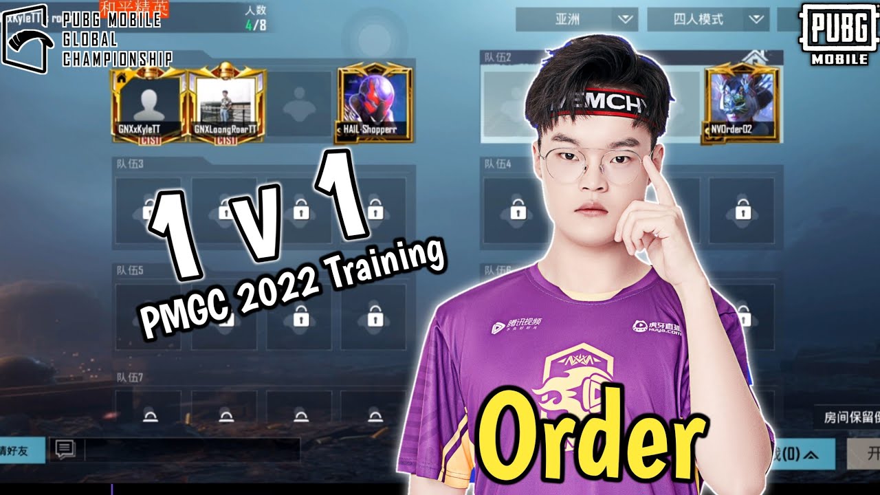 NV Order adapts Global Version PubgM too fast😱 • 1v1 TDM PMGC 2022 Training - YouTube