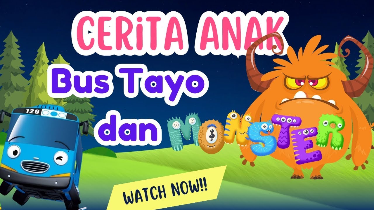 Cerita Anak Bus Tayo dan Si Monster | Video Edukasi Anak | Education ...
