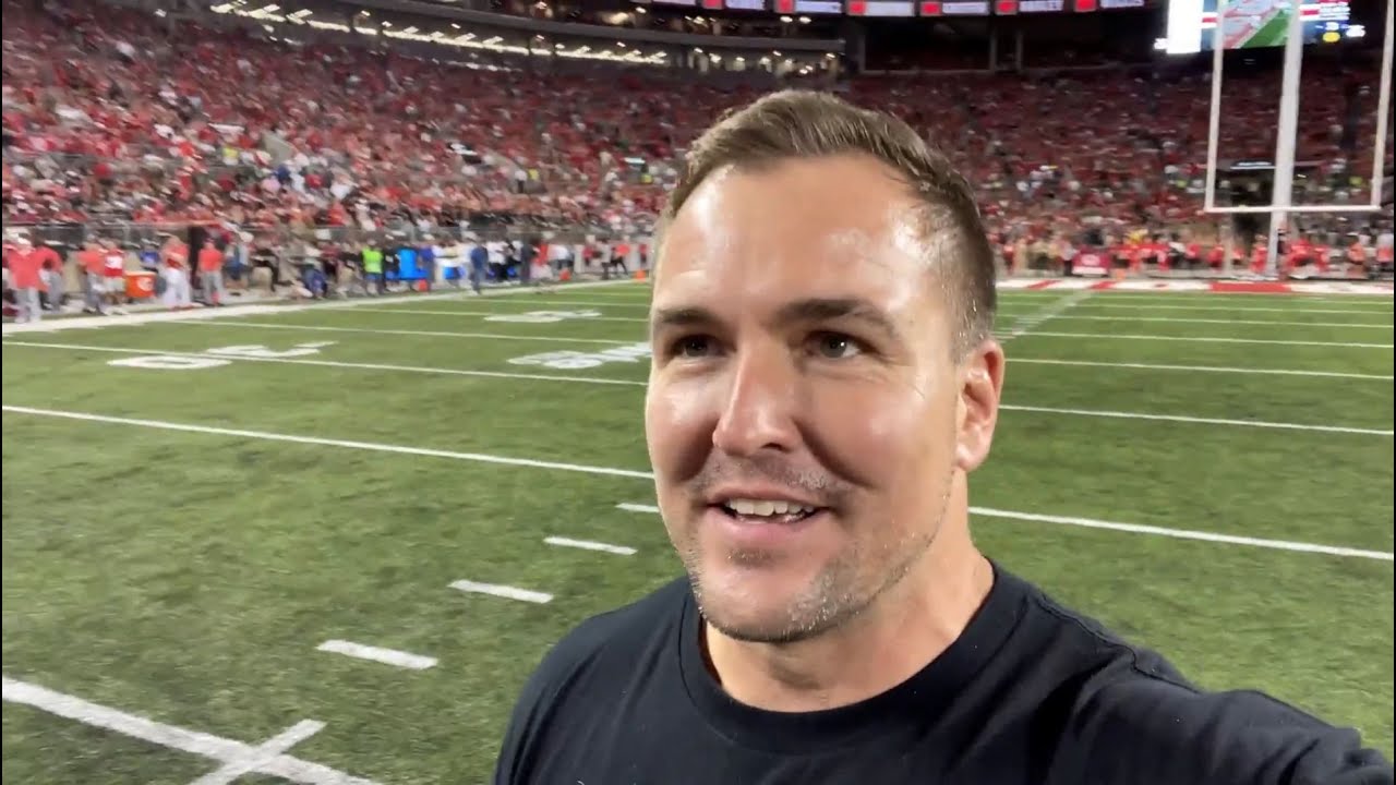 On the field at Ohio State vs Notre Dame. Back after 20 years. A great ...