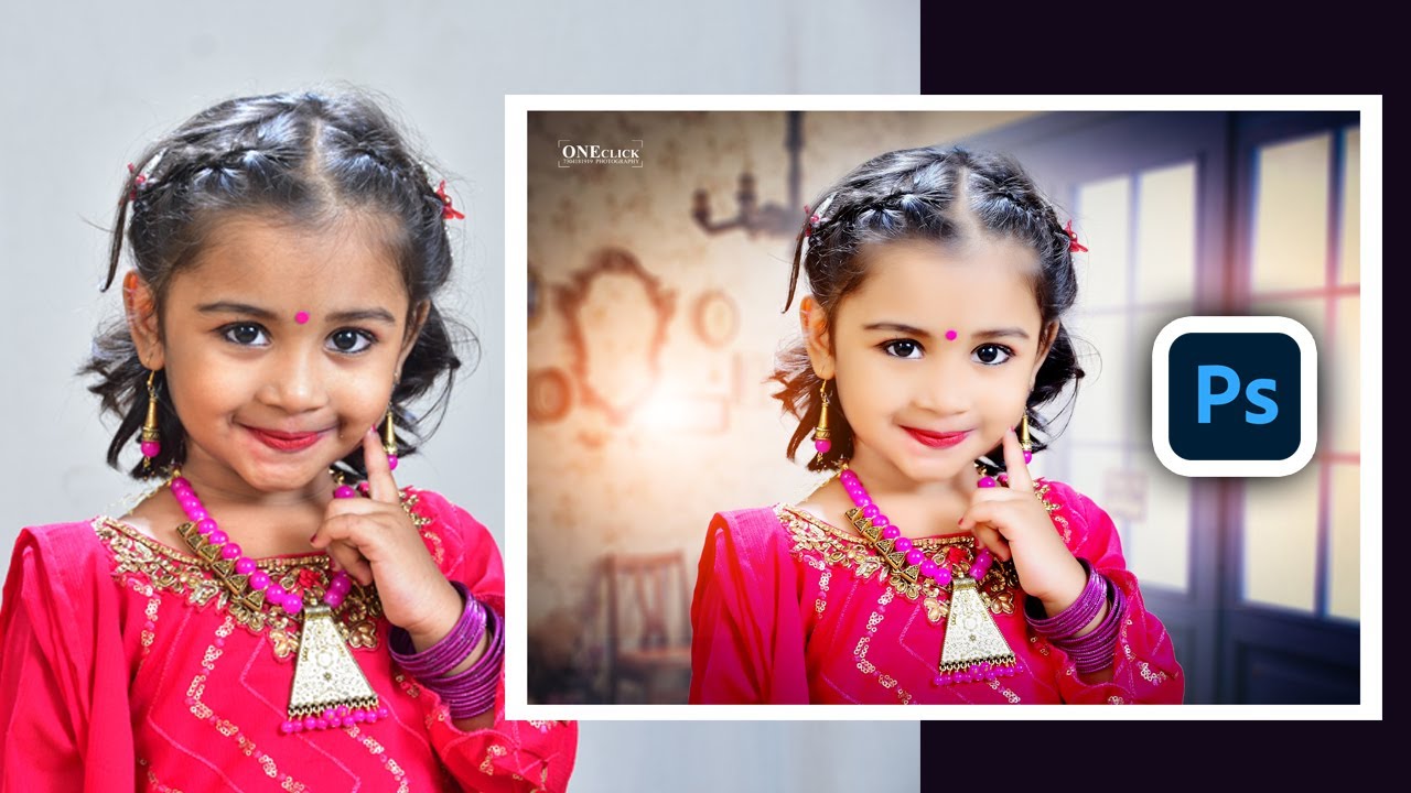 Little girl Photo Editing In photoshop | Sense Creation | photoshop ...