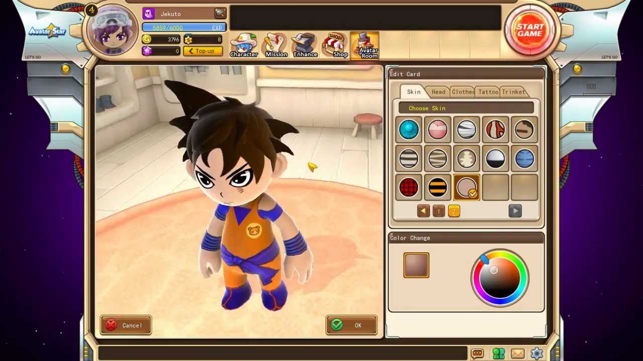 Avatar Star - Card Creation "DBZ SonGoku! [HD+] - YouTube