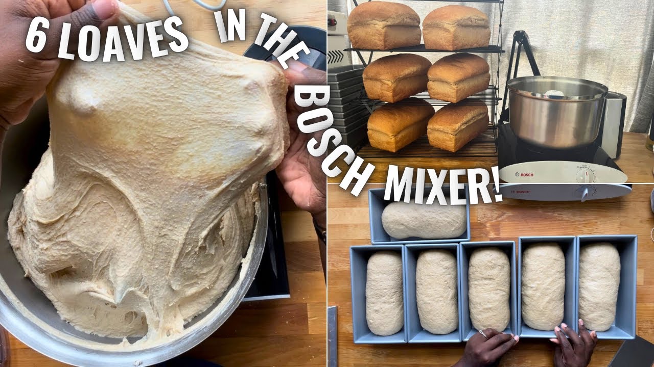 6 Loaves of Whole Grain Bread in The Bosch Mixer + Discount code ...