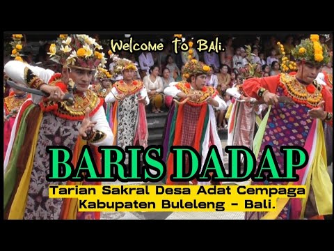 Tari Baris Dadap‼️Tarian Sakral Desa Adat Cempaga. - YouTube