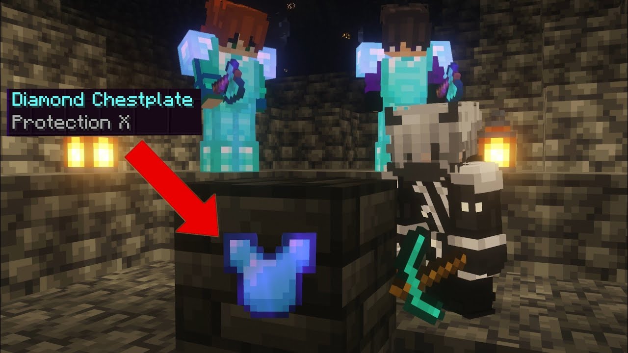 Minecraft Manhunt But Deepslate Tiles Drops OP Loot - YouTube