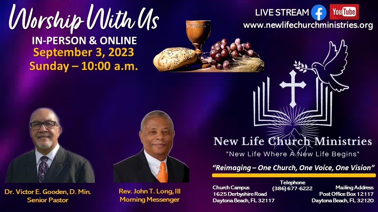 Join us this Sunday for Worship. Rev. John T. Long, III, Morning ...