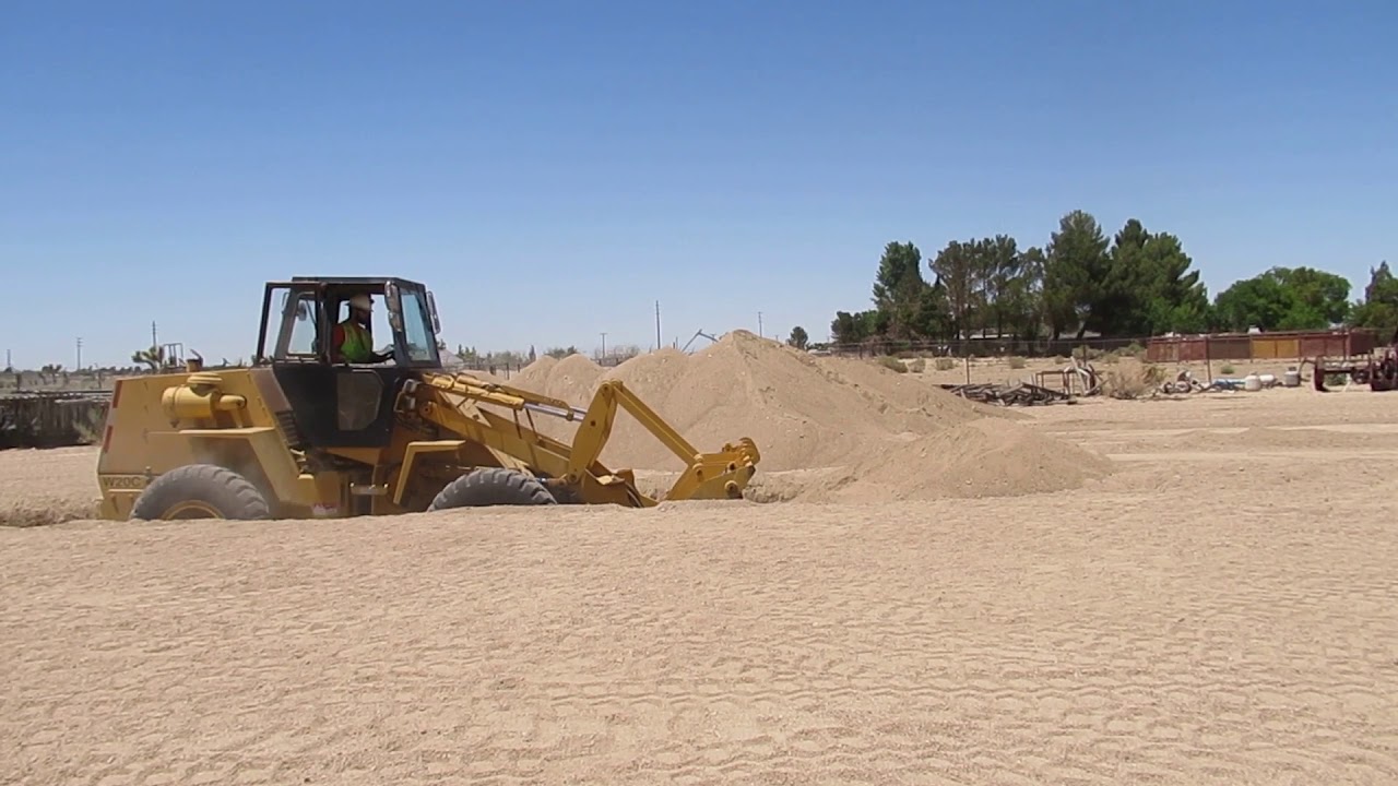 Digging A Trench with the Case Wheel Loader By Operator O'Neal - YouTube