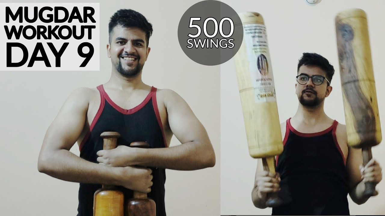 Mugdar Workout Day 9 | Mugdar Swings Record - YouTube