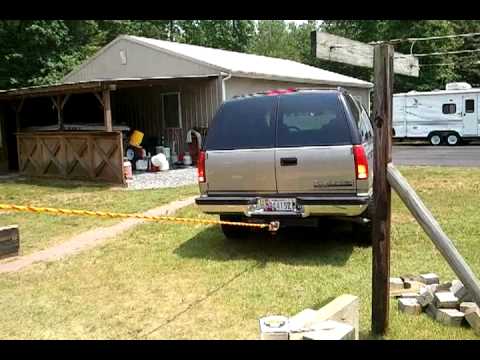 Redneck with a tow rope - YouTube
