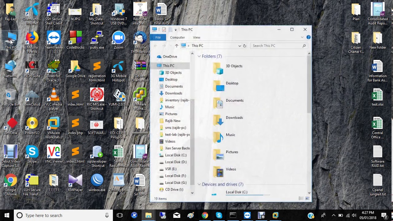 How to Share Files and Folders With Windows 10 & 7 - YouTube
