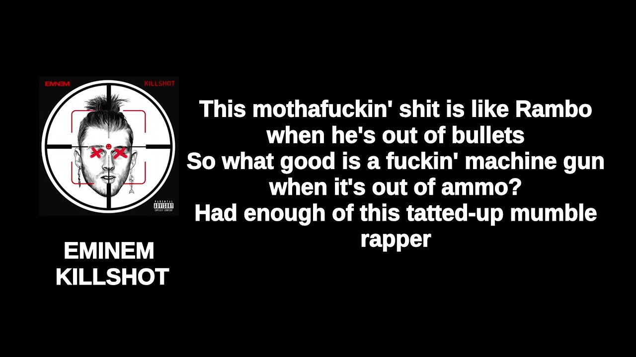 MGK - Rap Devil & Eminem - KILLSHOT (Lyrics) - YouTube