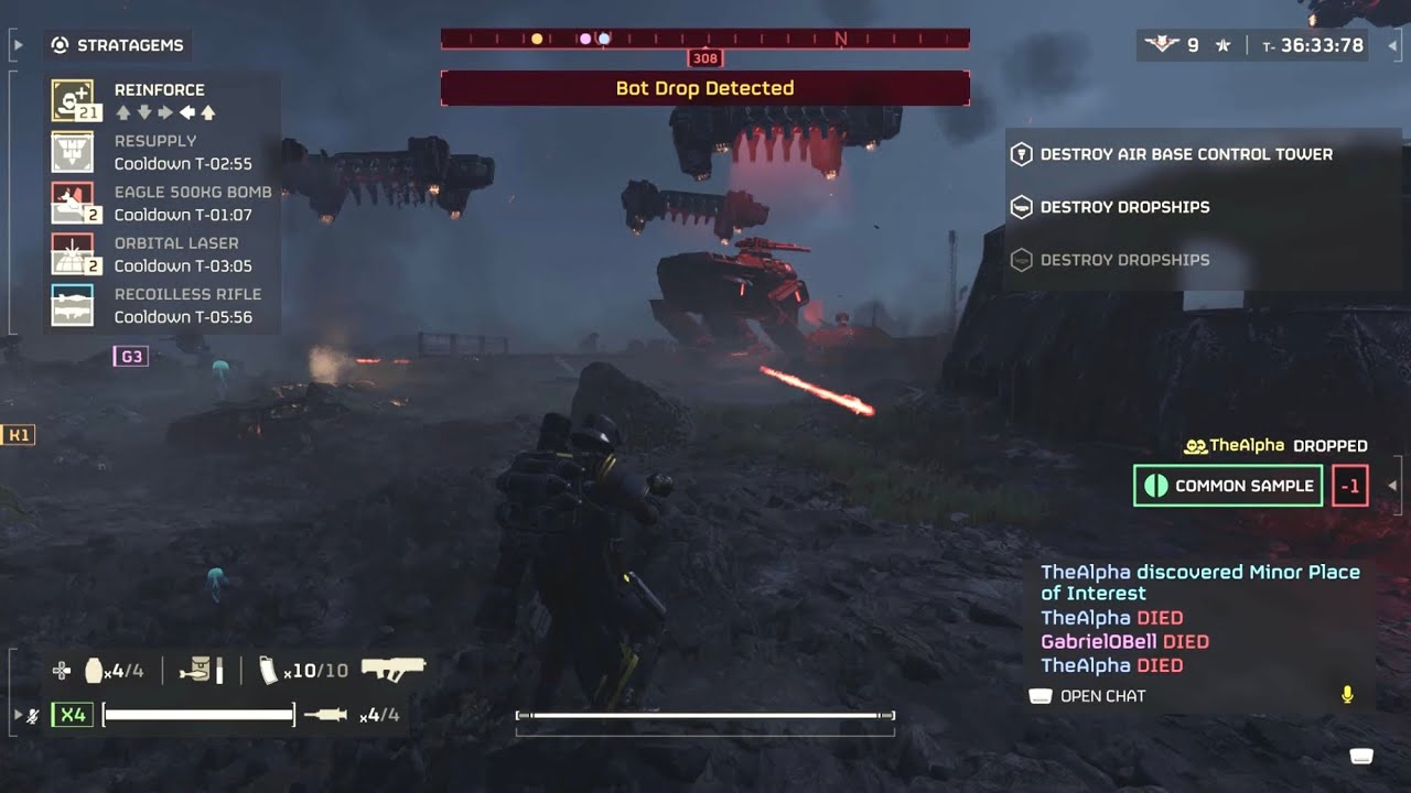 Helldivers 2 | Level 9 Difficulty (Helldive) | No Commentary - YouTube