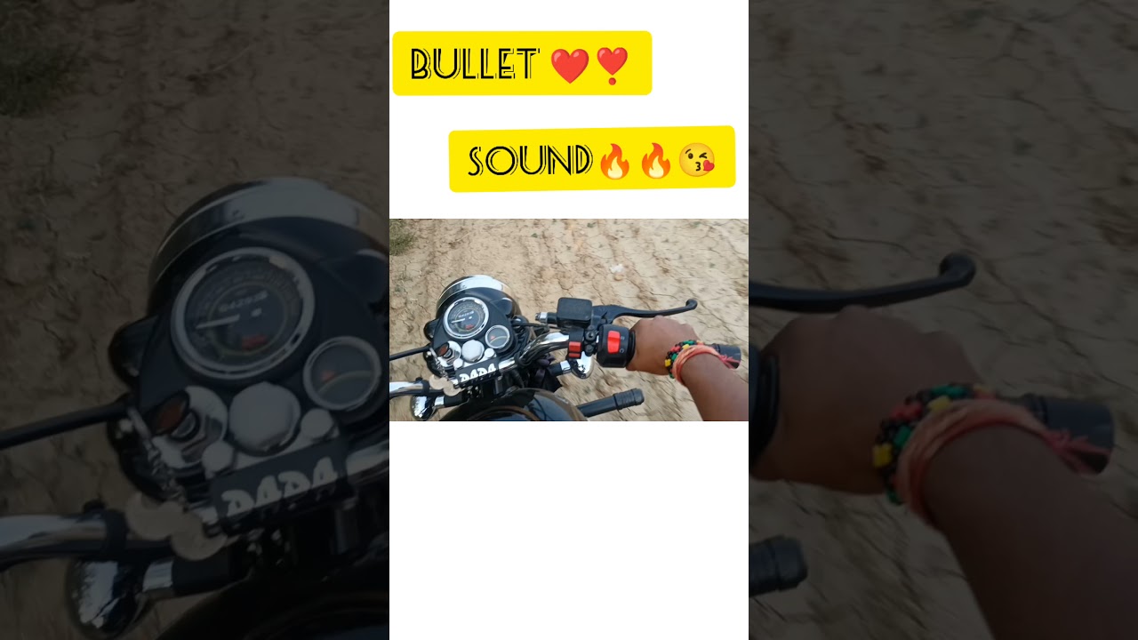 bullet standard 350 bs6 silencer sound short bottle/bullet sound/chota ...