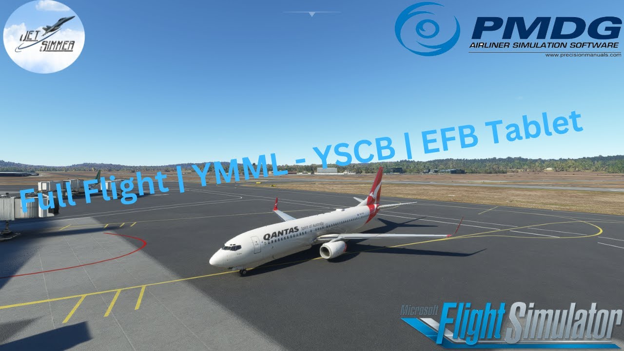 Full Flight | YMML - YSCB | EFB Tablet - YouTube