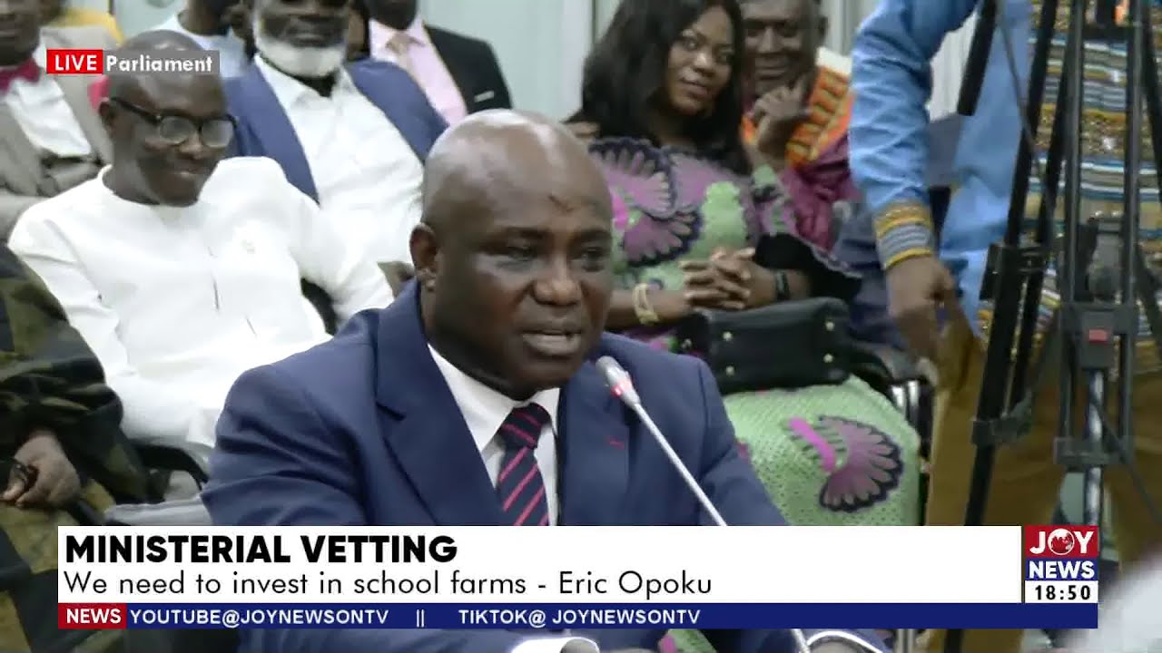 Ministerial Vetting: Parliament vets Eric Opoku, Minister-designate for ...