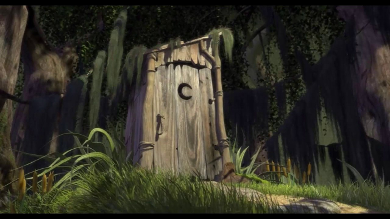 The Shrek movie but Shrek dies in the toilet and his body stays there ...