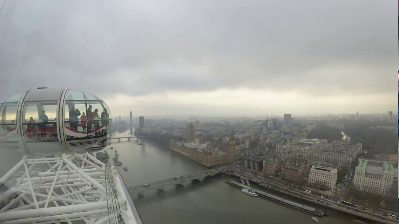 London Eye Complete Rotation in 20 seconds - Timelapse - YouTube