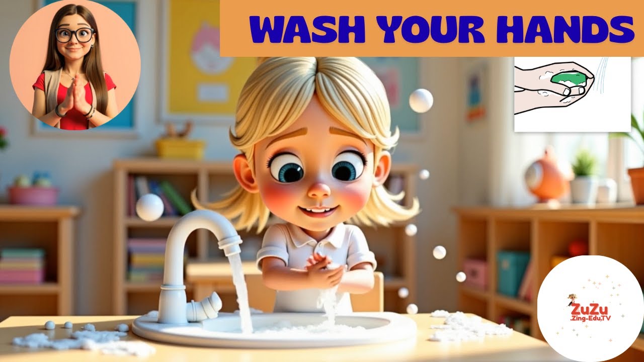 Wash Your Hands Song | Makaton & AAC | Simple Song for Kids with SEN ...
