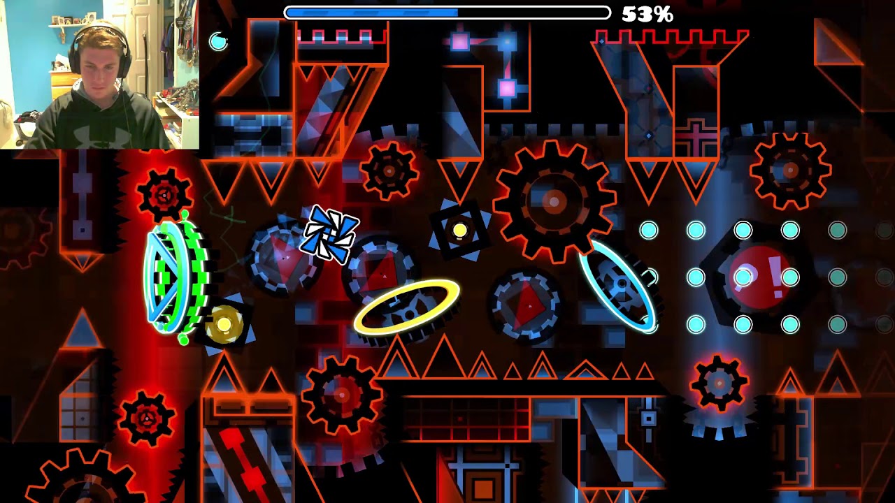 Geometry Dash: Tartarus 73% (Progress #9) - YouTube
