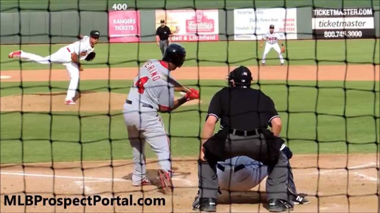 Sam Tuivailala vs. Pedro Severino - Arizona Fall League 2014 - YouTube