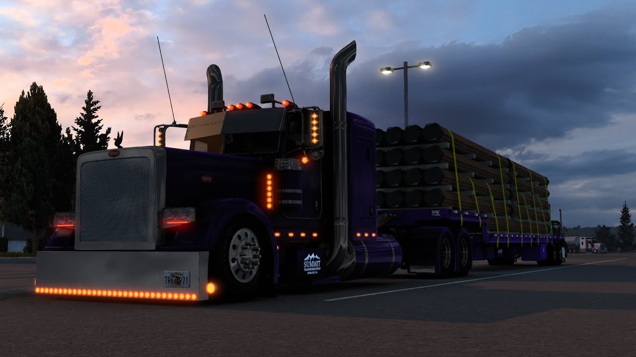 Custom Peterbilt 389 Show Truck Earns It's Keep And Makes Some Money ...