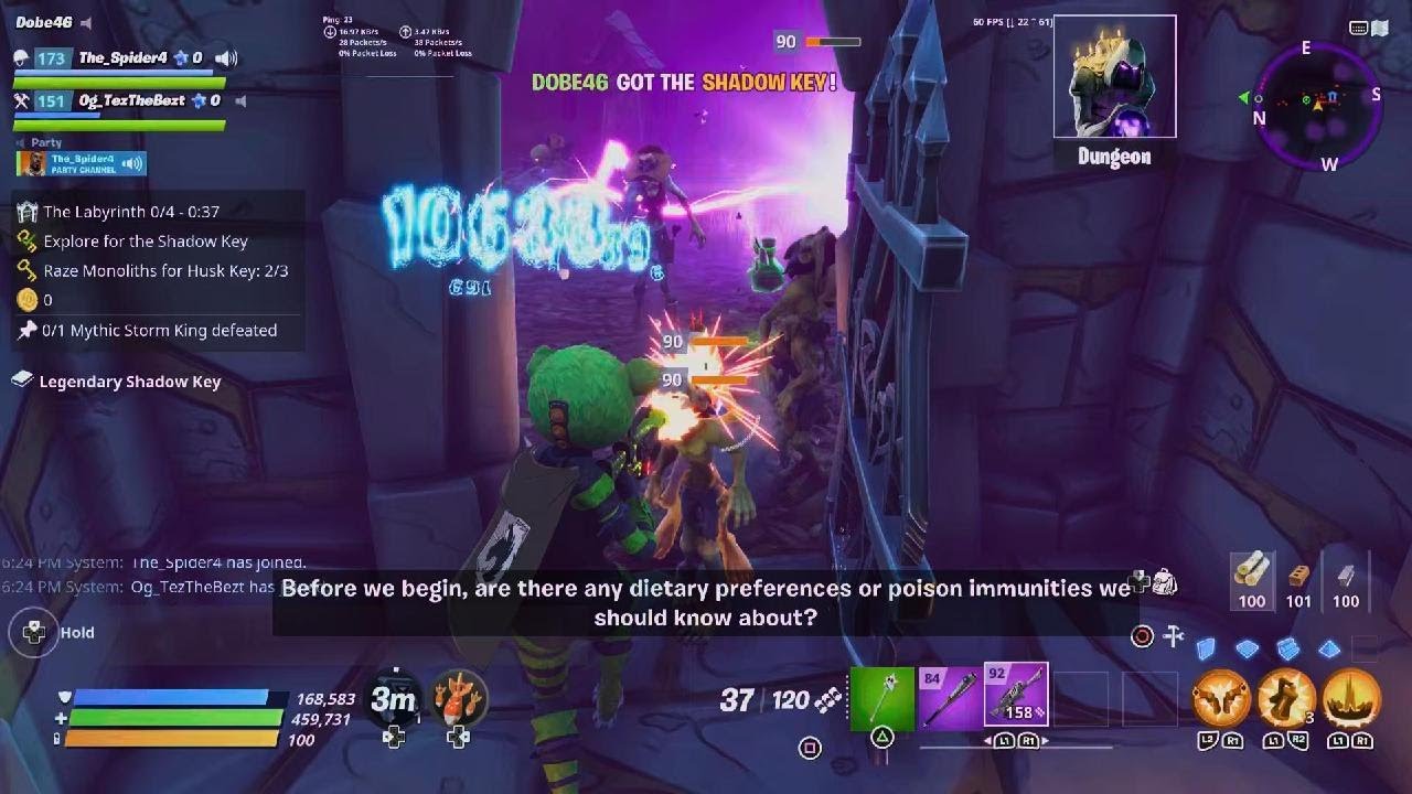 Fortnite STW dungeon The labyrinth - YouTube