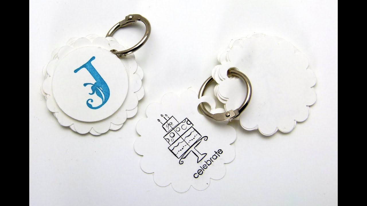 Stampin Up Mini Colouring Book Keyring - YouTube