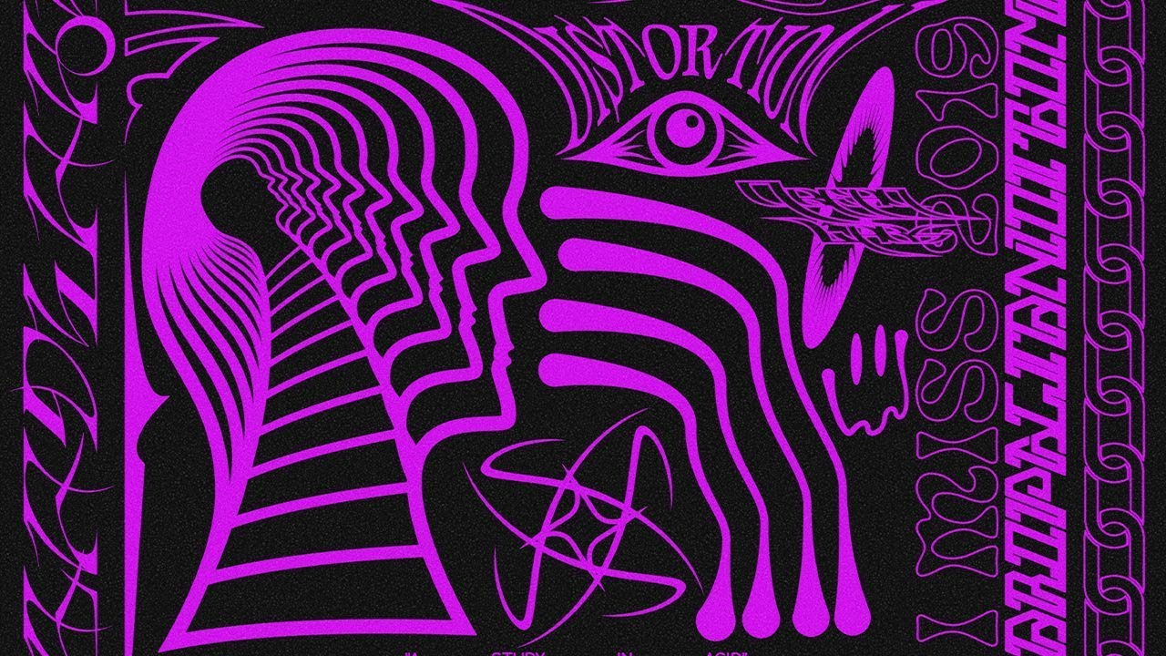 Designing an ACID GRAPHIX poster from scratch! [Creatober Day 26] - YouTube