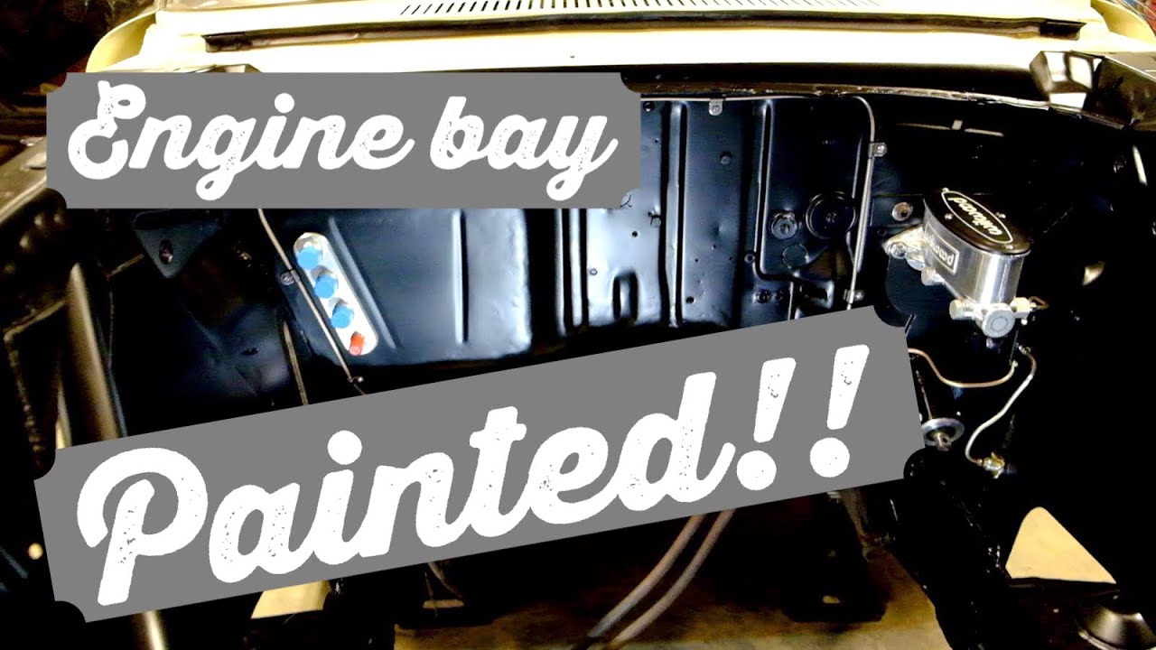 Painted the engine bay! - YouTube