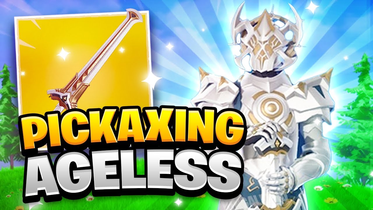 Pickaxing Ageless in Fortnite! - YouTube