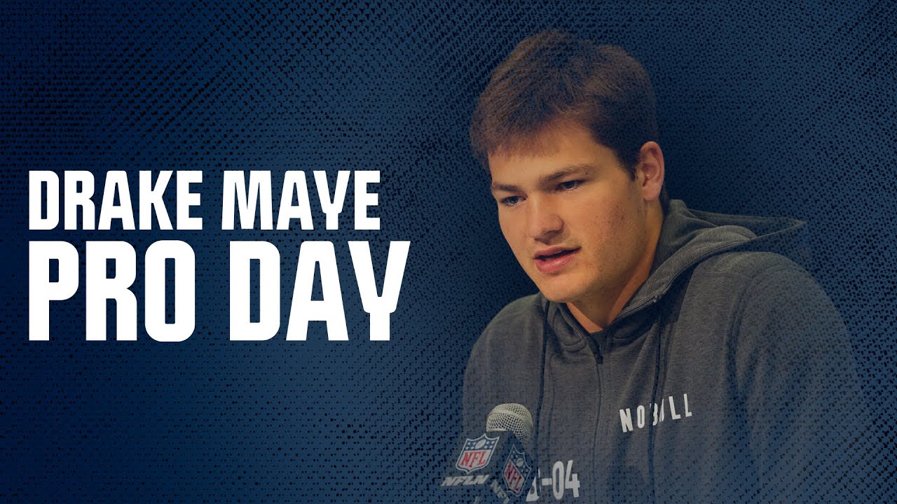 Eliot Wolf and Jerod Mayo visibly impressed at Drake Maye's Pro Day ...