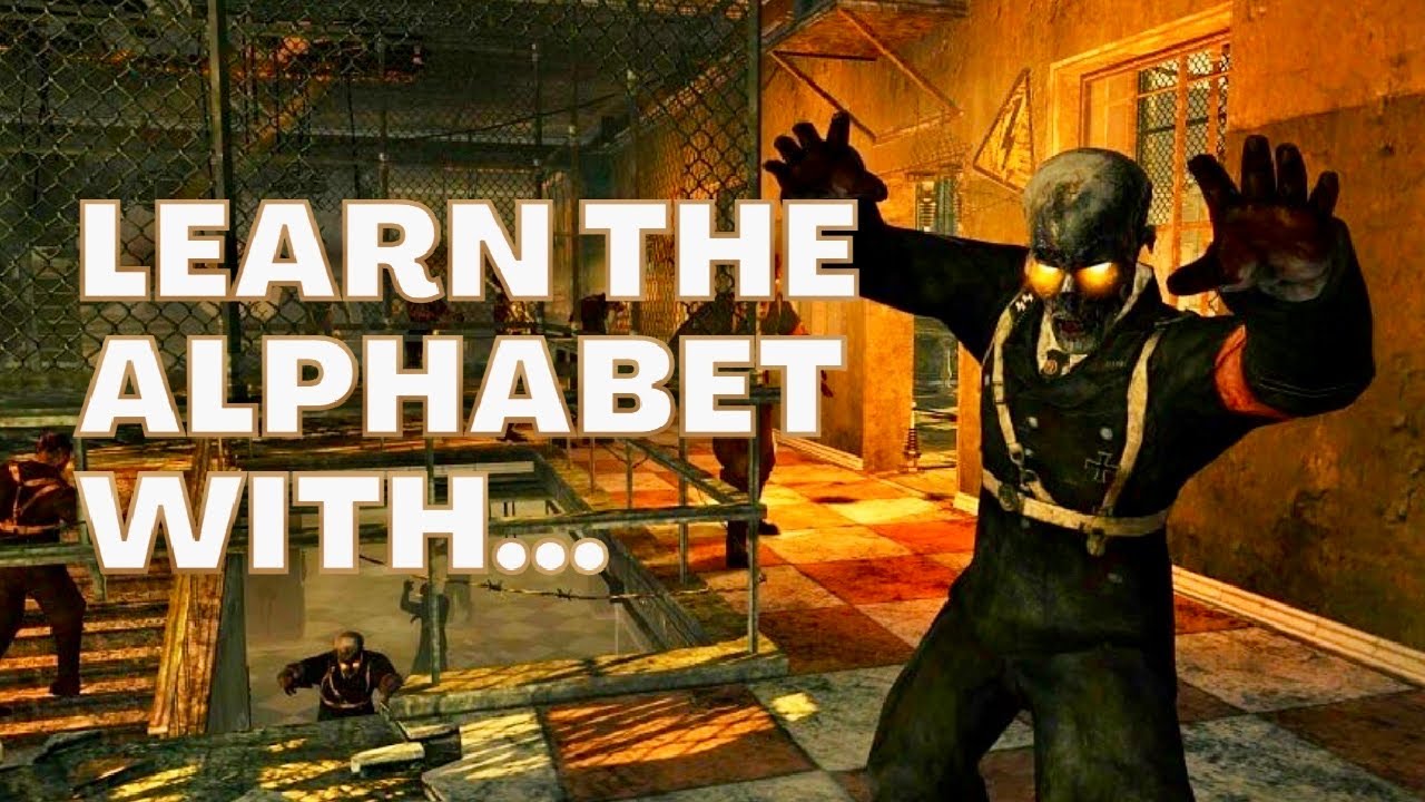 Learn the Alphabet with Call of Duty Zombies - YouTube