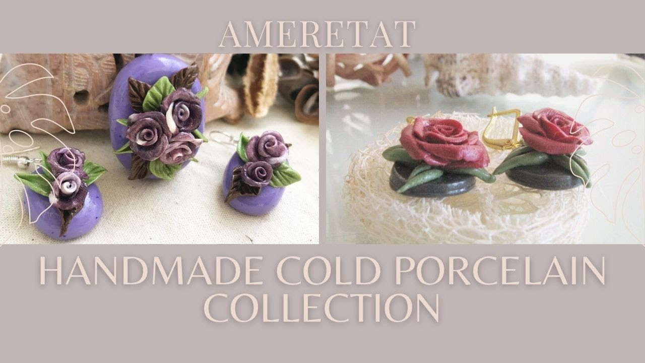 Handmade Cold Porcelain Collections - YouTube
