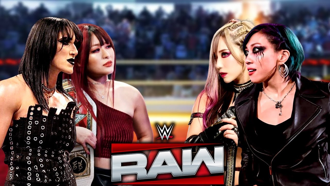 Full Match Rhea Ripley & Iyo Sky vs Asuka & Kairi Sane | WWE RAW - YouTube