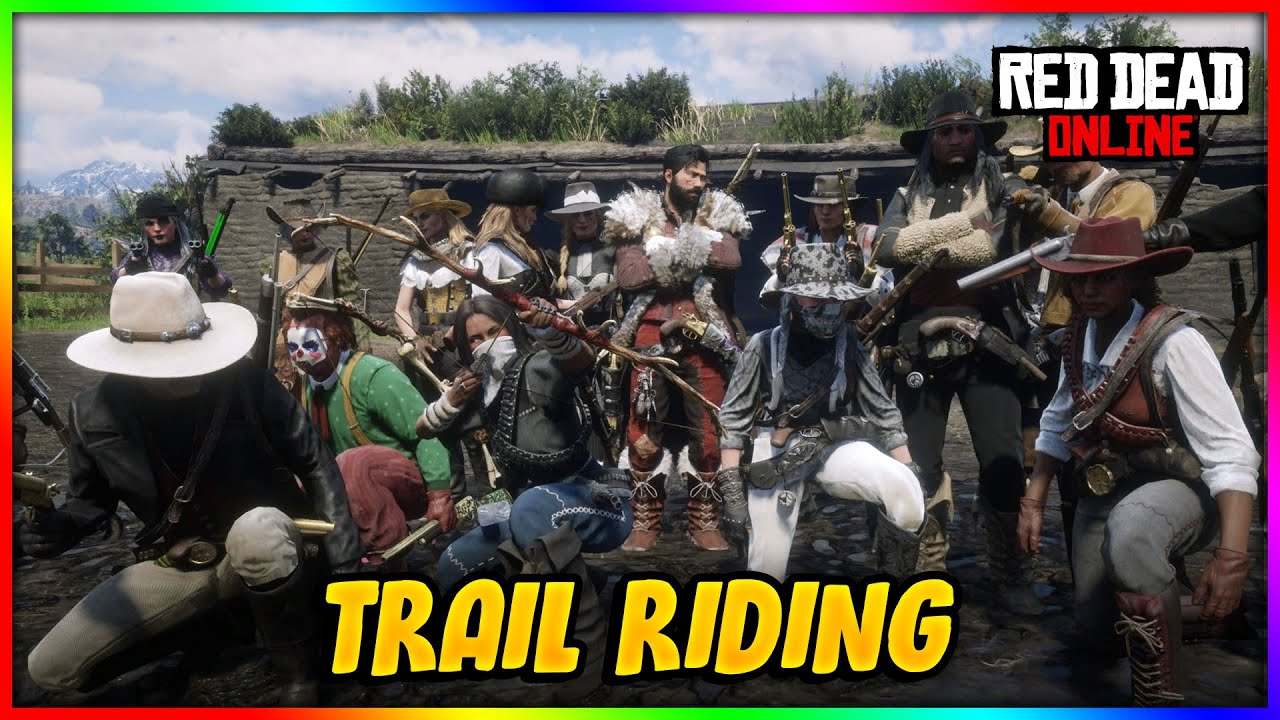 🌄 Trail Riding in RDR2: Much Better Today! in Red Dead Online! 🐴 - YouTube