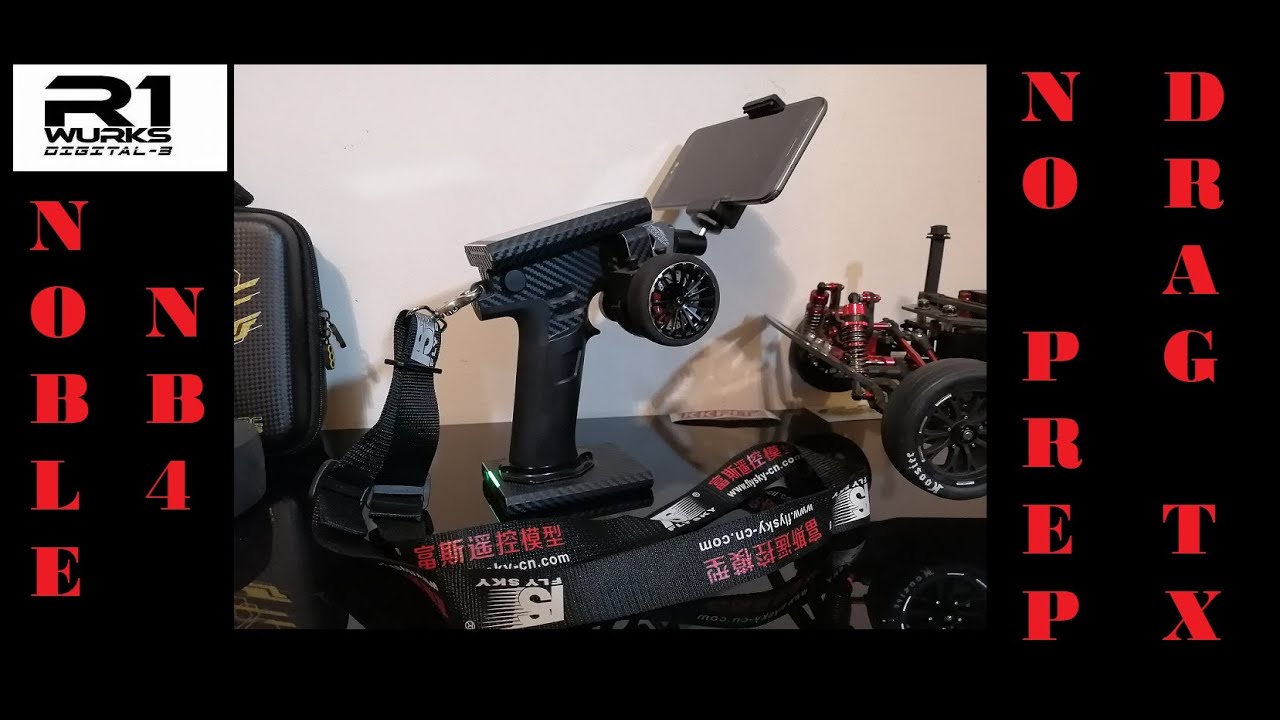 No Prep RC Drag Racing TX Set up with R1 Wurks ESC - YouTube