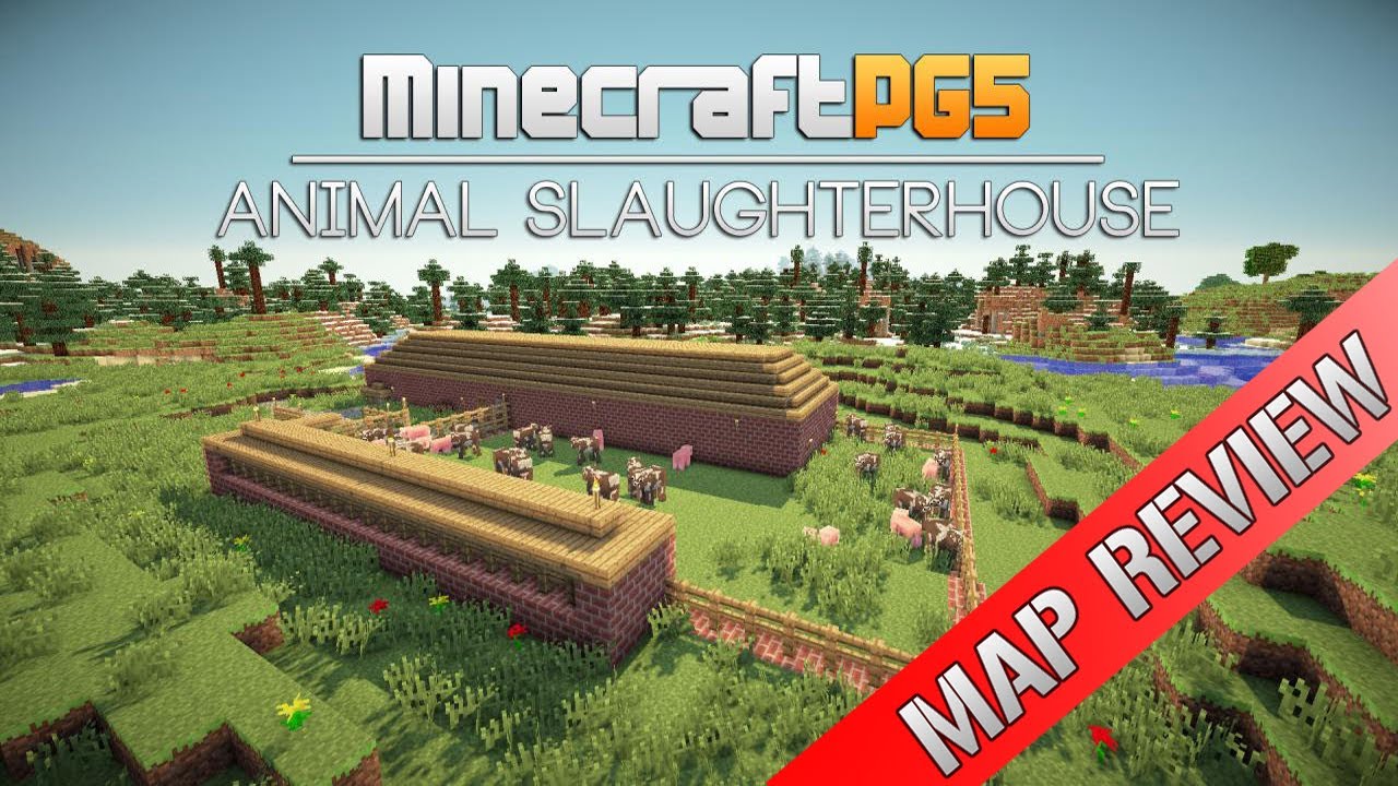 Minecraft Automatic Animal Slaughter House - Map Review | Episode 1 - YouTube