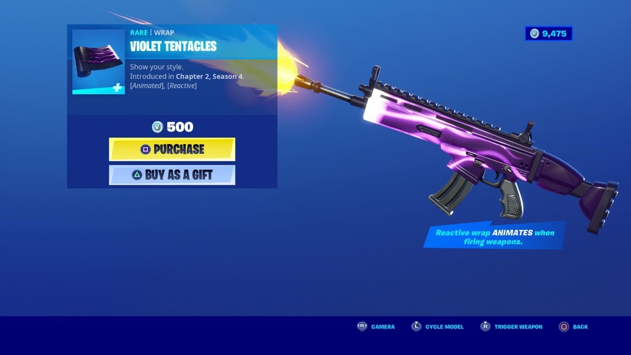 VIOLET TENTACLES WRAP *NEW* Fortnite Item Shop UPDATE Now August 30 ...
