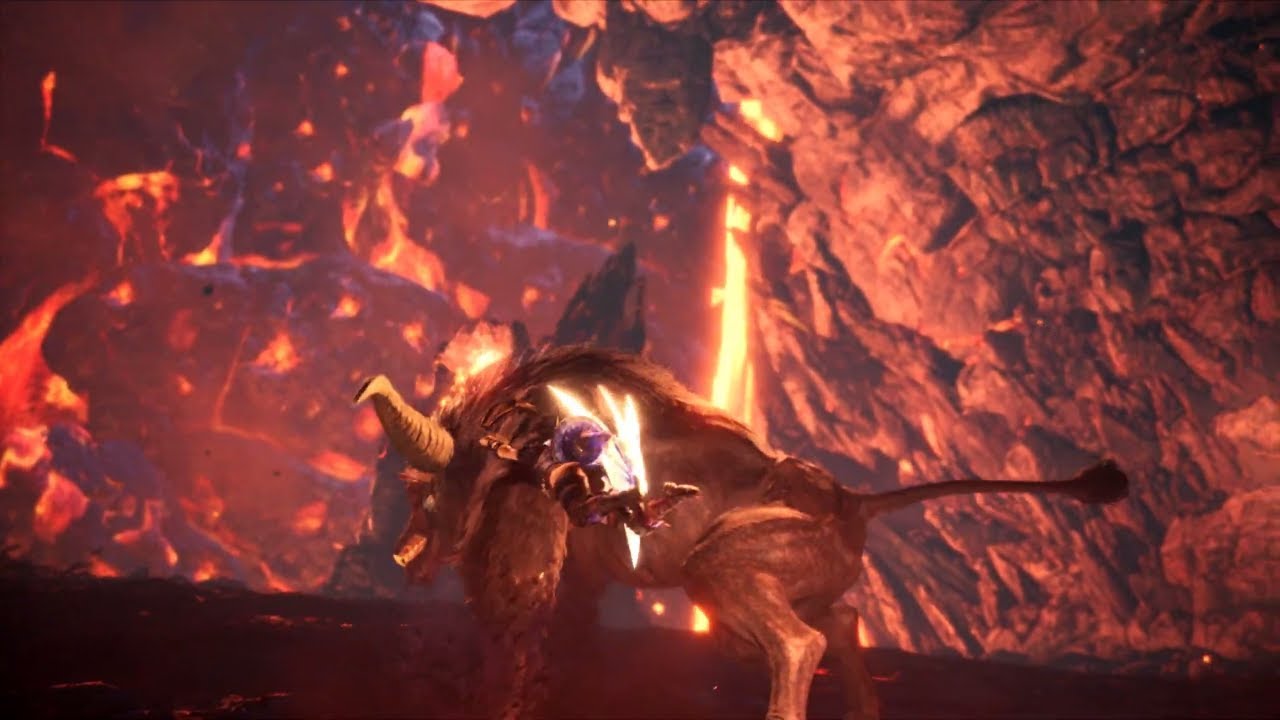 MH World Iceborne - Rajang First hunt (Lance) - YouTube