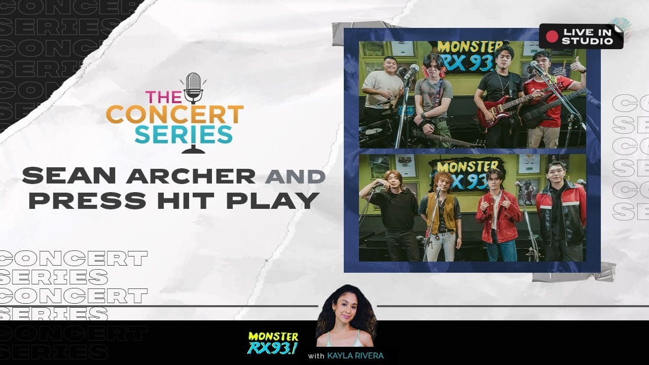 SEAN ARCHER x PRESS HIT PLAY | Concert Series | RX931 - YouTube