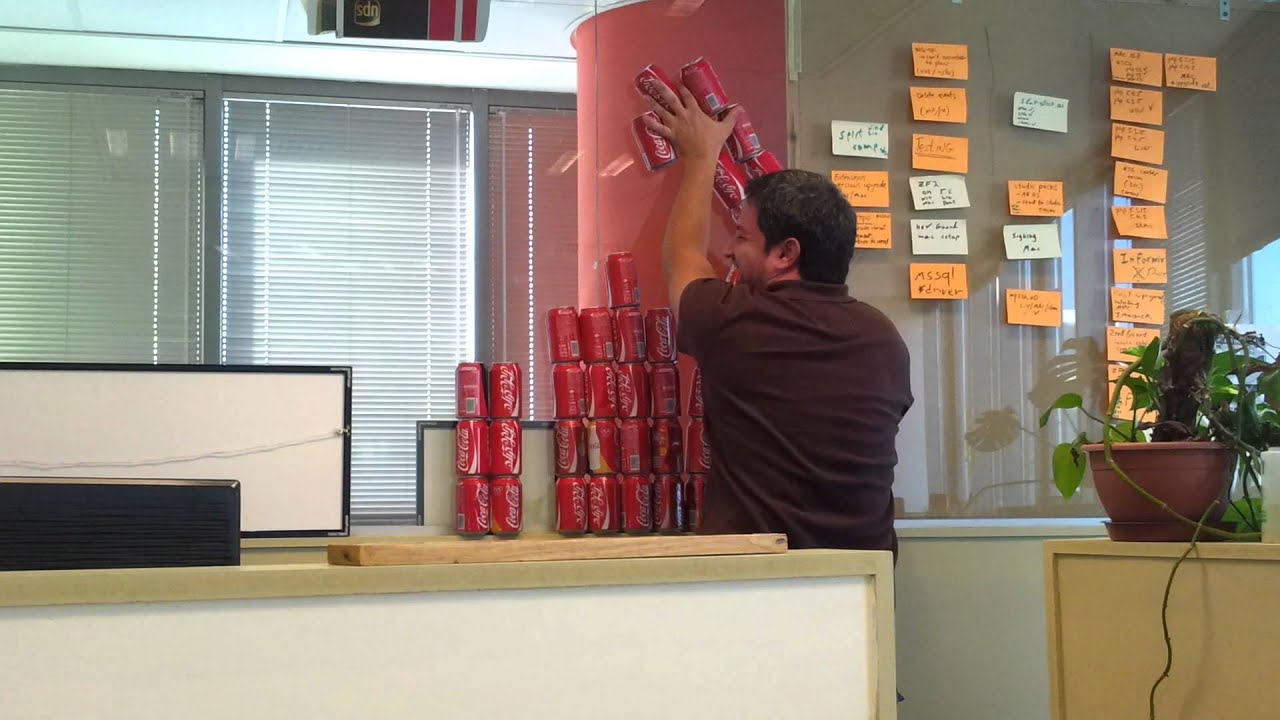 Office wall construction FAIL - YouTube